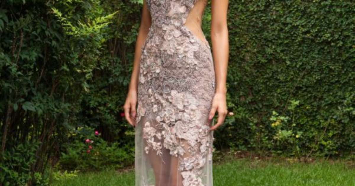 Transparência e floral marcam coleção de Patrícia Bonaldi