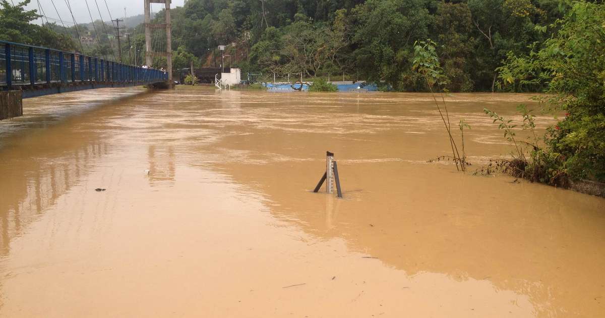 SP: chuva atinge o município de Juquiá, no interior do Estado