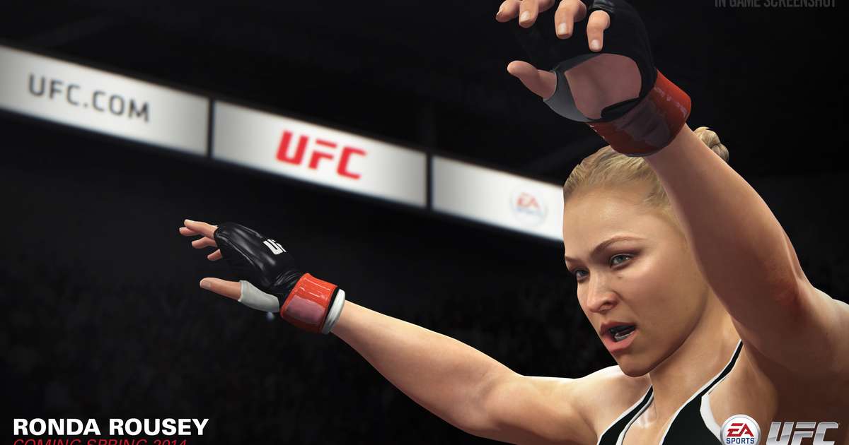 Imagens de EA Sports UFC apresentam a lutadora Ronda Rousey