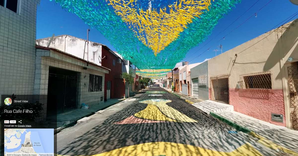 Copa de 2014: Google Maps reúne imagens das "Ruas coloridas do Brasil"