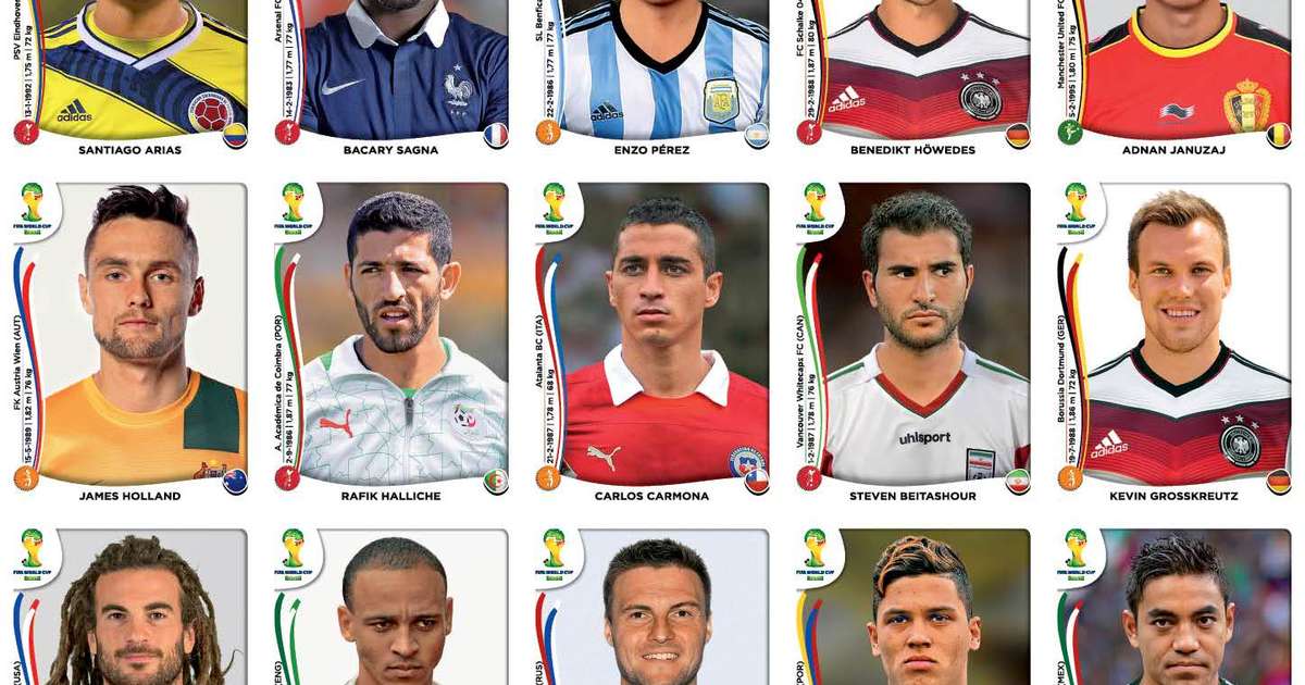 Álbum da Copa: Panini lança figurinhas atualizadas