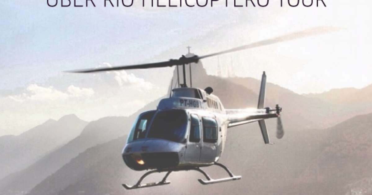 Copa do Mundo: aplicativo Uber oferece voo de helicóptero no Rio