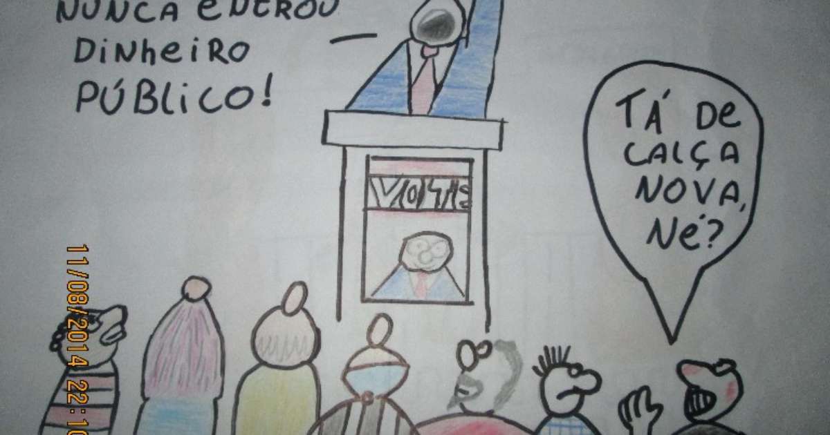 RJ: alunos criam charges de humor crítico sobre as eleições
