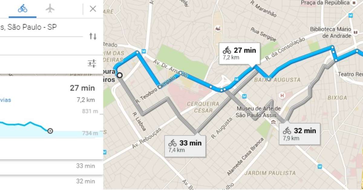 Google Maps lança função ciclismo para traçar rotas em ciclovias