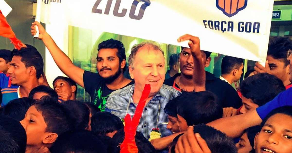 Zico retorna à Índia e comandará três jogadores brasileiros