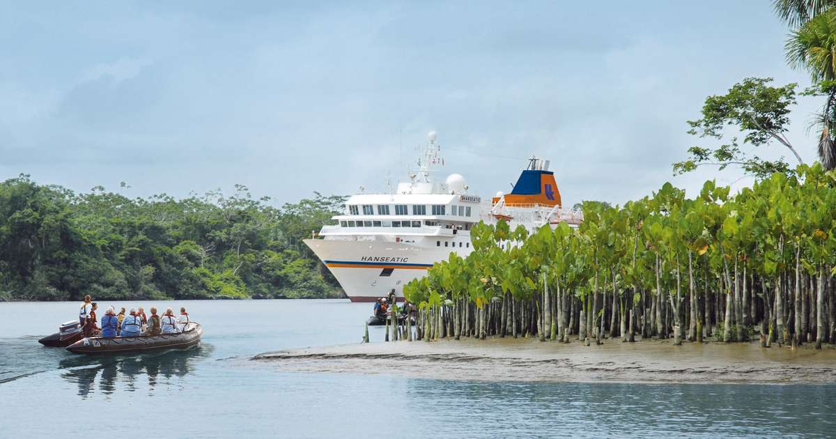 Cruzeiro de expedições 5 estrelas vai explorar Rio Amazonas