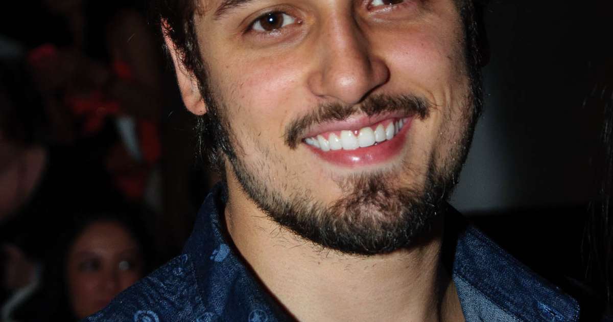 Daniel Rocha, ator da Globo, no SPFW