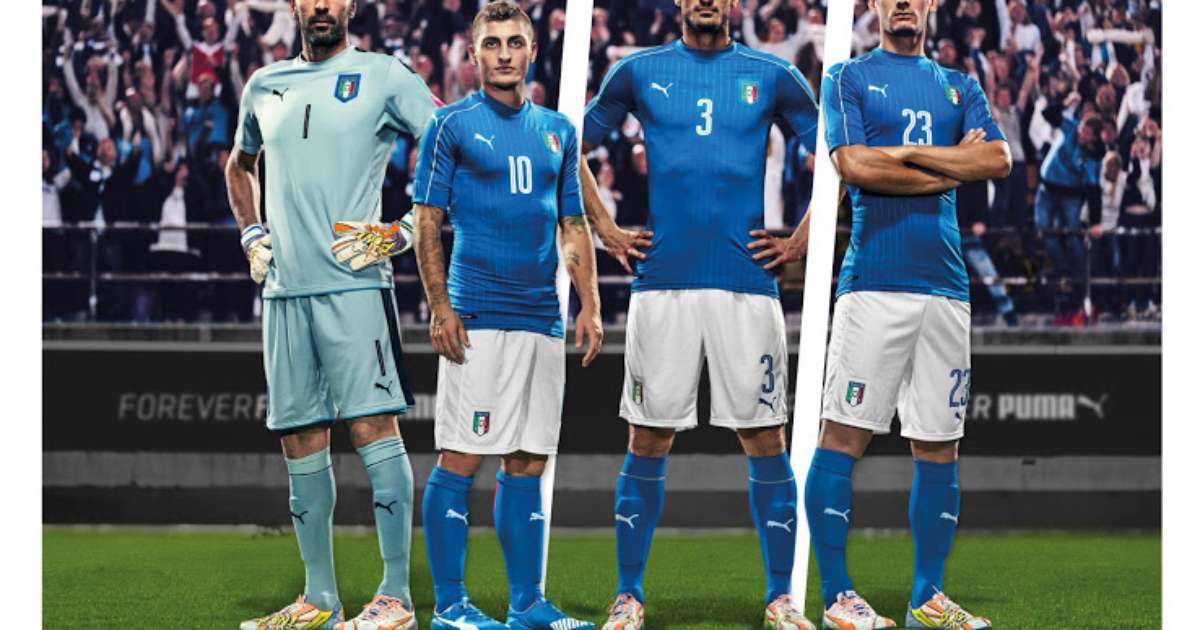 Inspirada na tradição, Itália apresenta uniforme para Euro