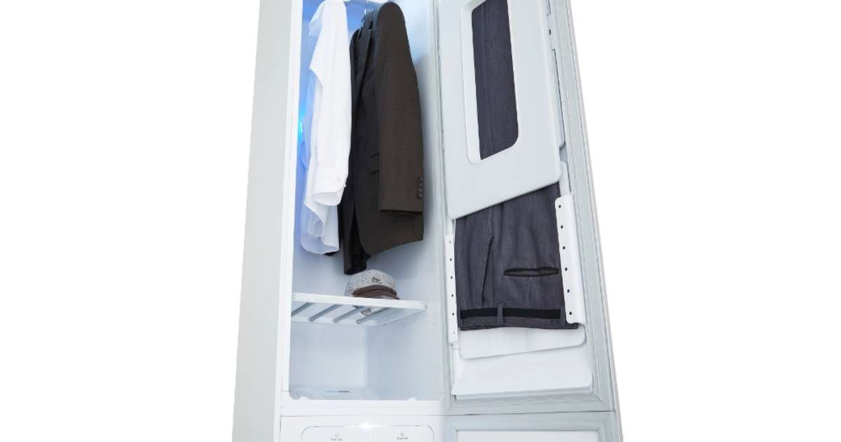 Guarda-roupa inteligente deixa as roupas limpas e passadas