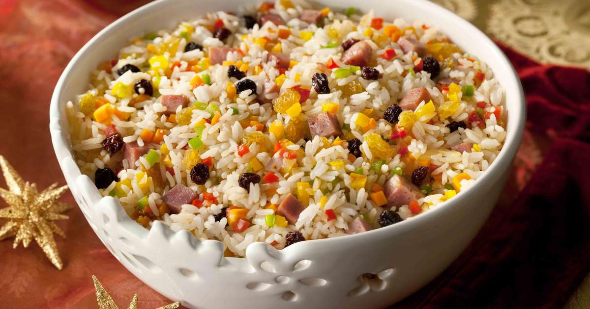 Arroz à grega com tender