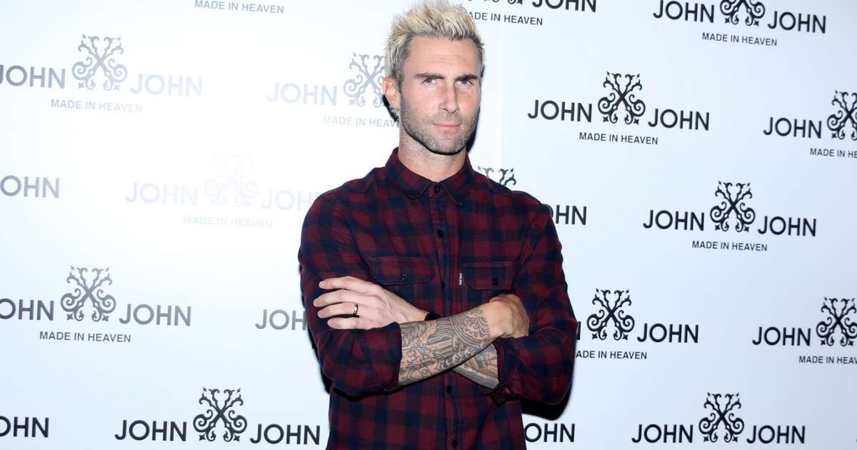 Adam Levine para Oscar Freire em evento na capital paulista