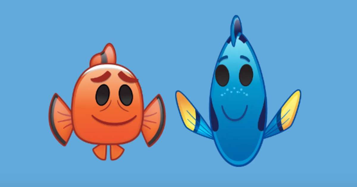 Vídeo resume Procurando Dory em versão emoji