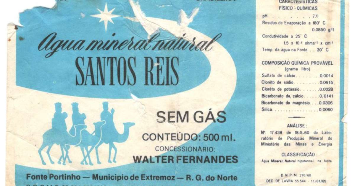 Você já leu o rótulo da água que chega à sua casa?