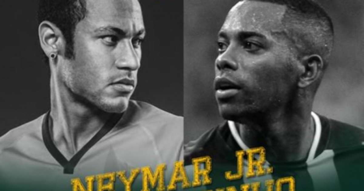 Neymar Jr. e Robinho se enfrentam em amistoso no Pacaembu
