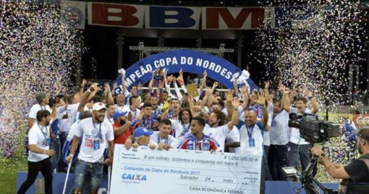 Bahia conquista Copa do Nordeste e leva R$ 6 milhões para casa