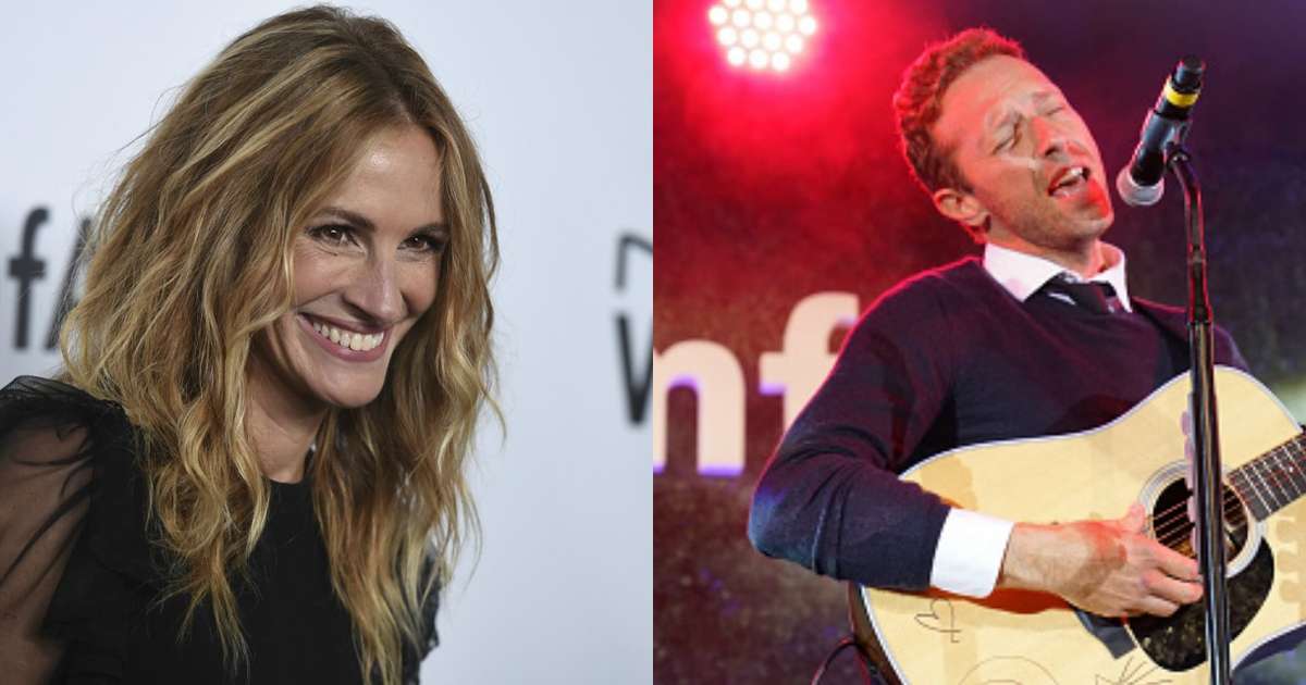 Chris Martin faz canção em homenagem ao sorriso de Julia Roberts