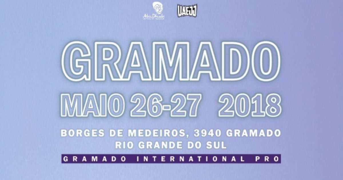 Gramado (RS) inaugura temporada 2018/2019 da FBJJ: 'Grande evento'