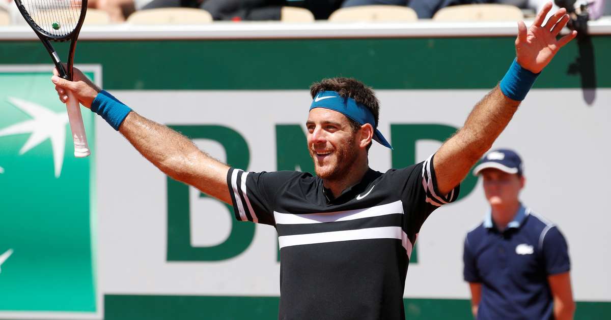Del Potro derrota Cilic e enfrentará Nadal em semifinal de Roland Garros