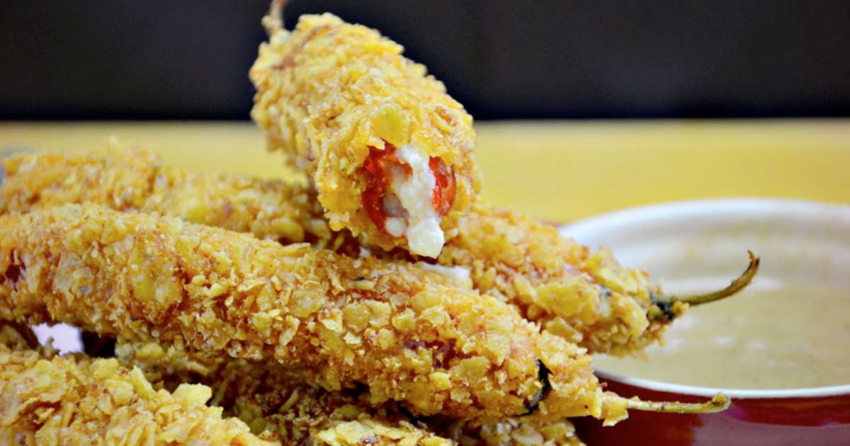 Pimenta recheada com provolone