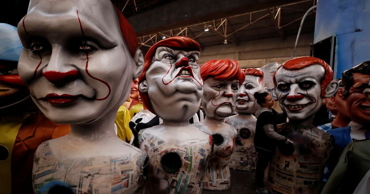 Carnaval de Nice terá caricaturas gigantes de Trump e Putin