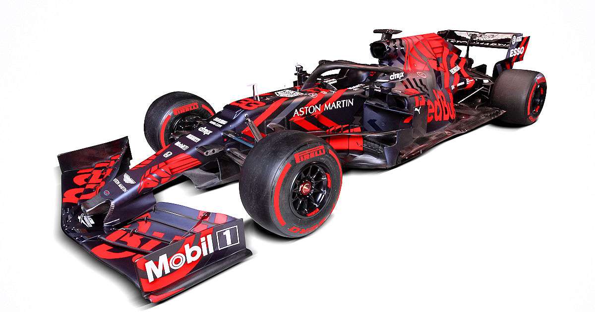 Red Bull apresenta novo RB15 'roxo, preto e vermelho' para os testes em ...