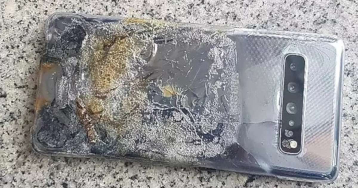 Galaxy S10 5G pega fogo e Samsung diz que culpa não foi do aparelho