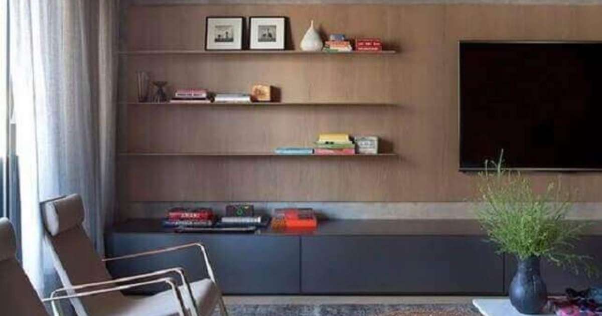 Painel com Rack: Saiba Como Escolher +60 Modelos Lindos