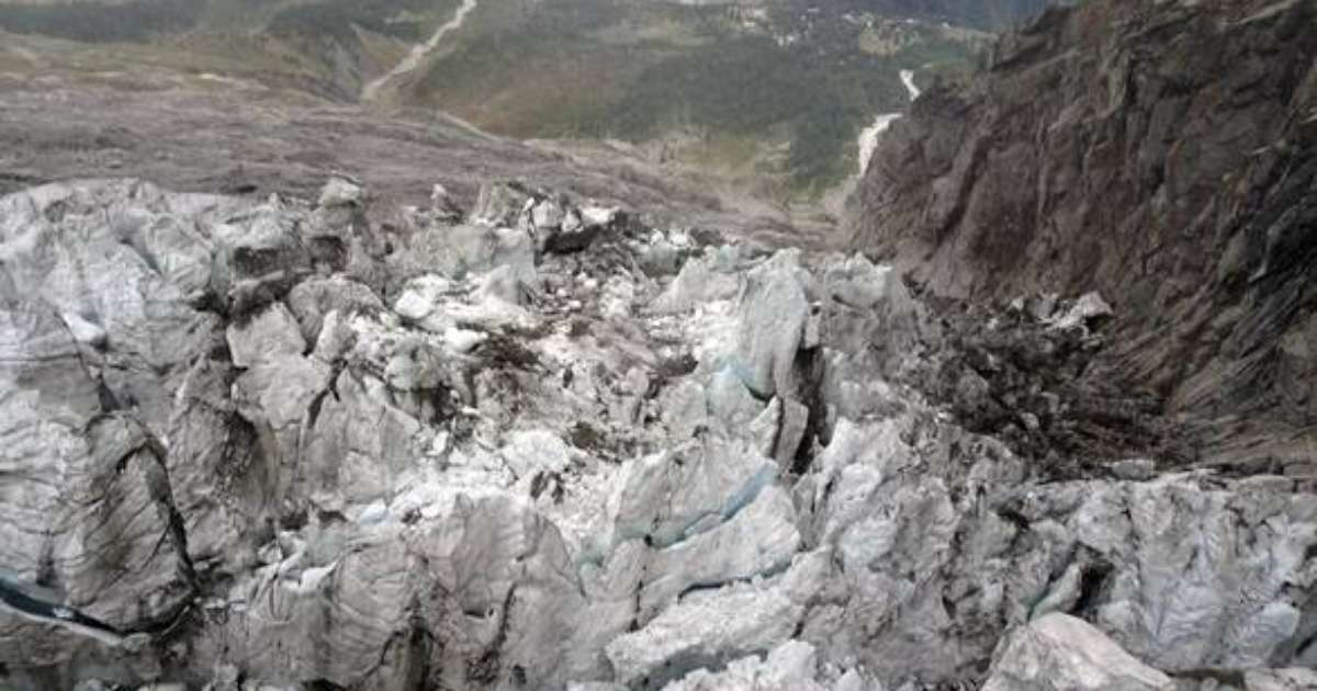 Glaciar com risco de colapso na Itália ganha velocidade