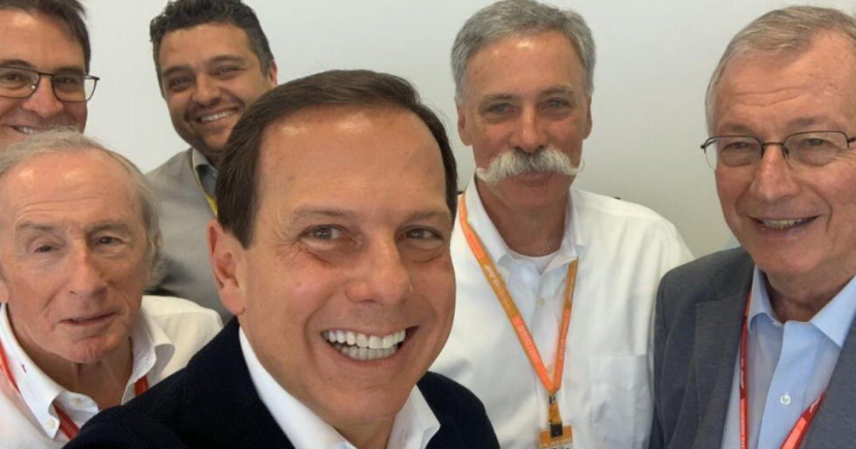Doria anuncia encontro para renovação da Fórmula 1 em São Paulo