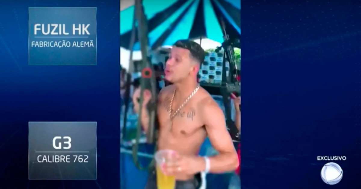 Irmão de Lucas Paquetá é filmado em baile funk dançando com fuzil na mão