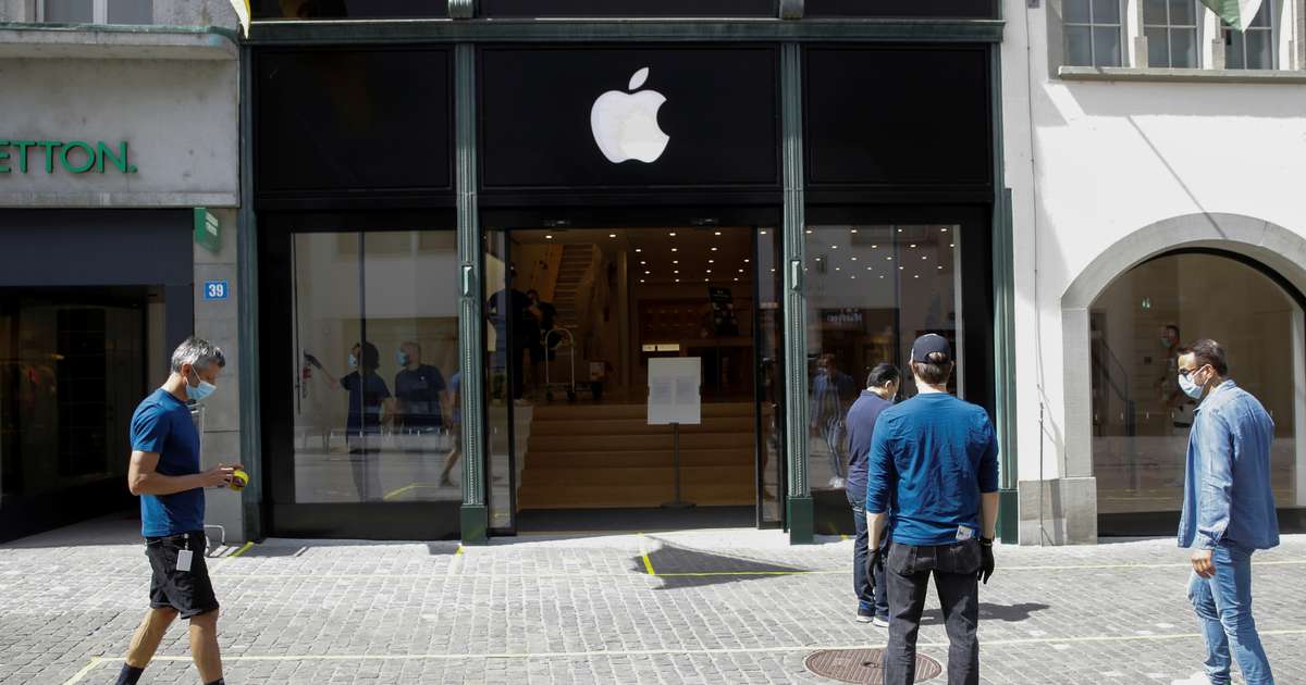 Apple vai reabrir parte das lojas nos EUA na próxima semana