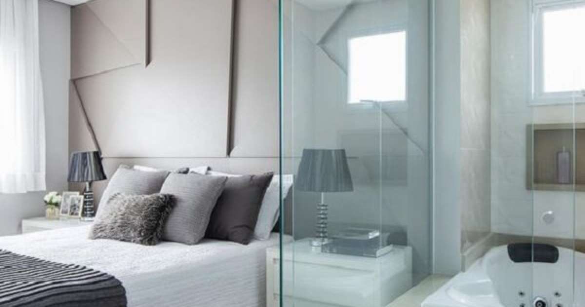 Quarto Com Suíte: +53 Projetos Integrados de Tirar o Fôlego