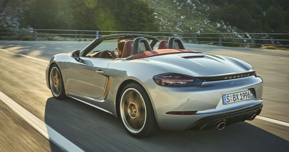 Porsche Boxster ganha edição 25 Anos com visual histórico