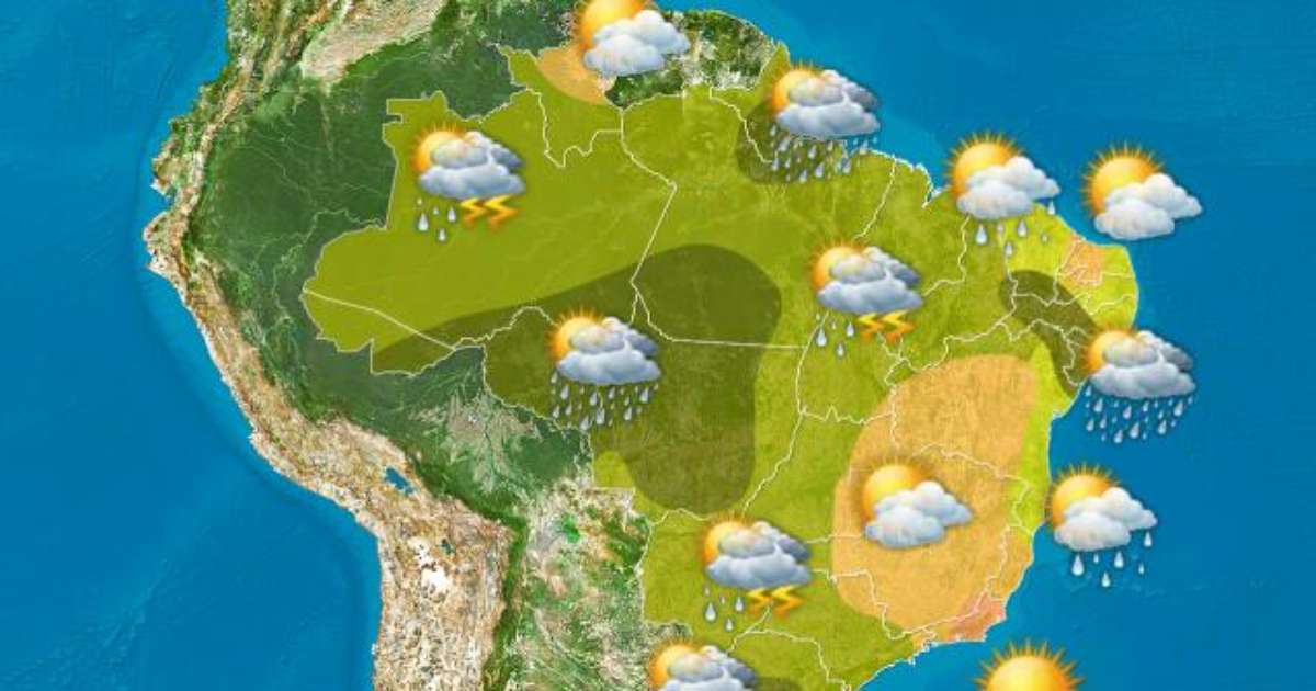 Sábado De Calor Intenso Na Maior Parte Do Brasil