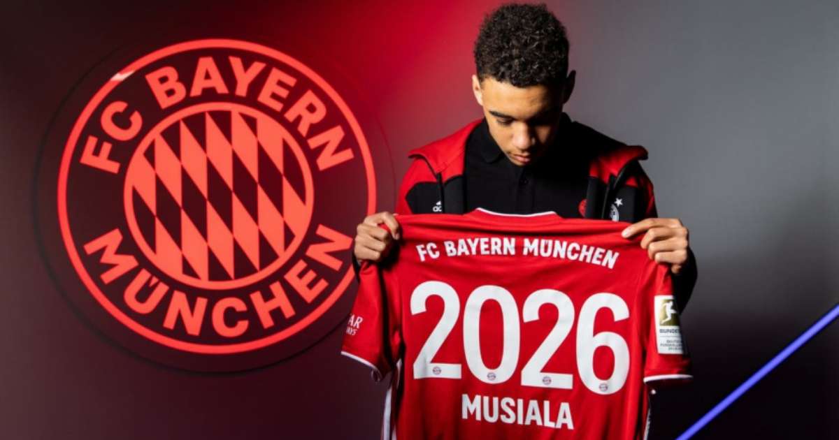 Aos 18 anos, Musiala renova com o Bayern de Munique até 2026