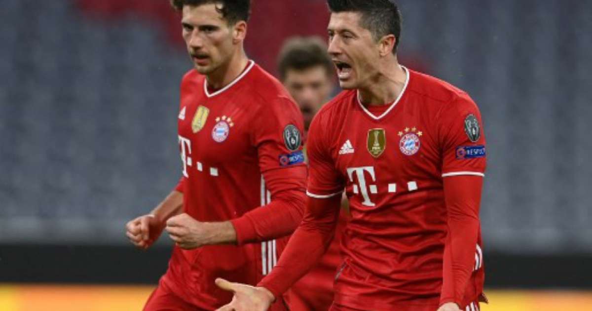 Lewa marca, Bayern 'treina' contra a Lazio e confirma vaga