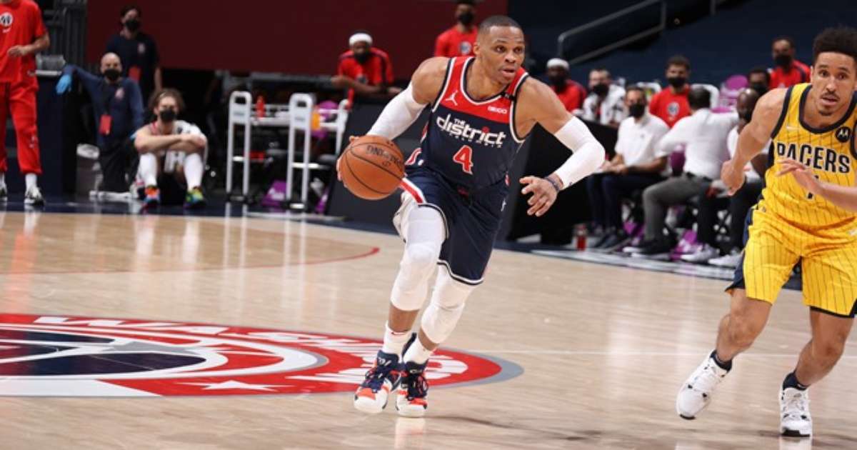 Em partida histórica de Westbrook, Wizards bate Pacers