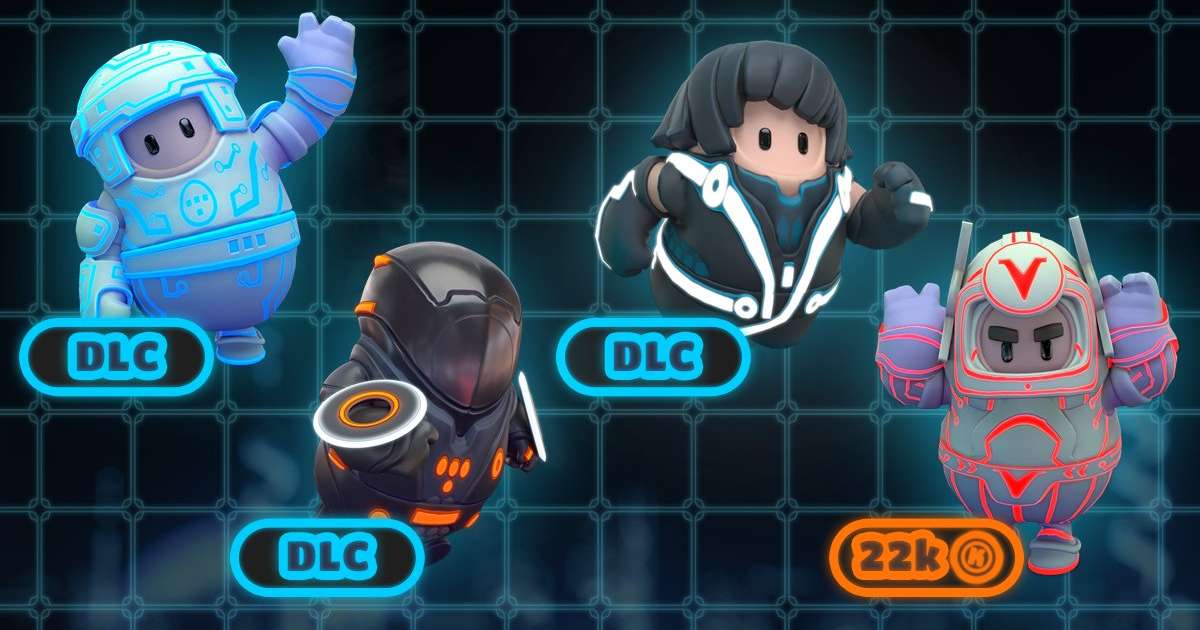 Fall Guys receberá trajes de Tron em 24 de maio