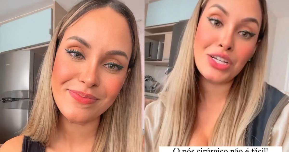 Sarah Andrade fala sobre pós-operatório de plásticas: "é bem difícil"