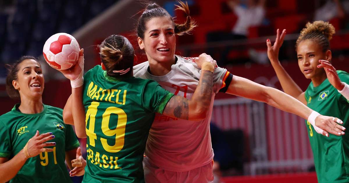 Brasil Luta Mas é Batido Pela Espanha No Handebol Feminino