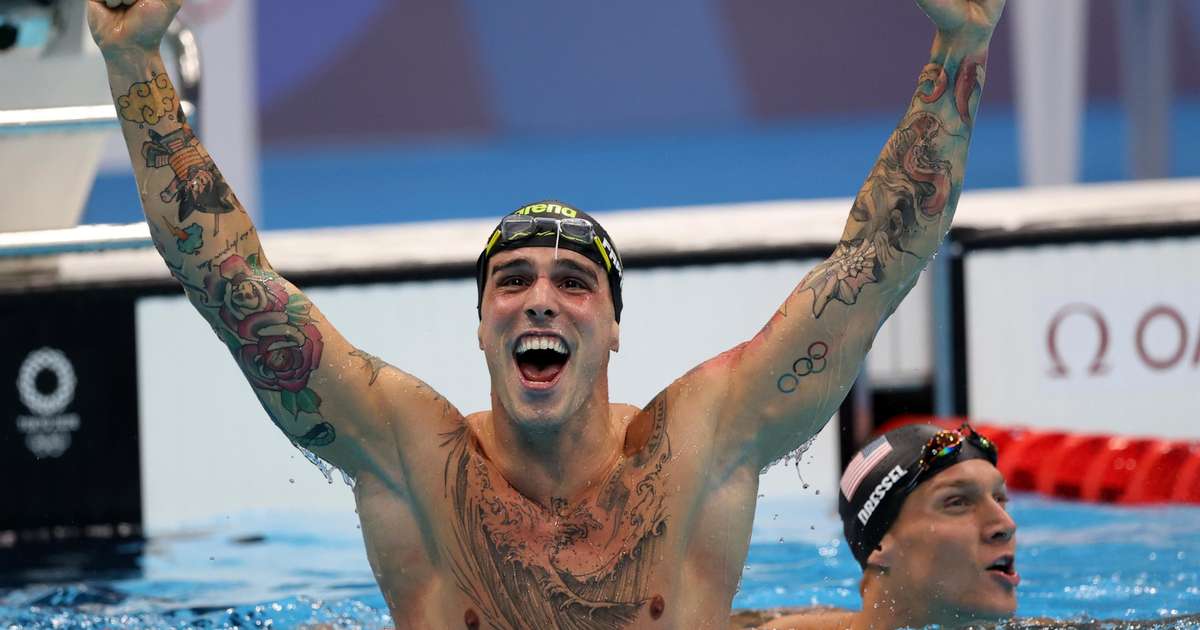Bruno Fratus conquista medalha de bronze nos 50m livres em Tóquio