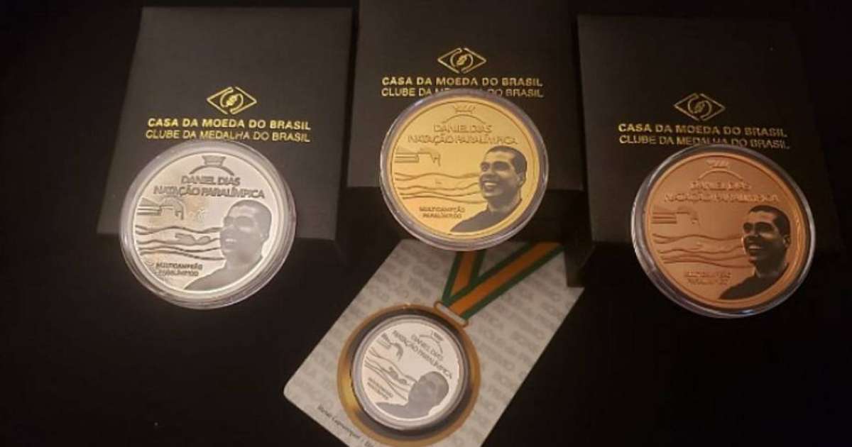 Daniel Dias é homenageado em coleção da Casa da Moeda e Memorabília do ...