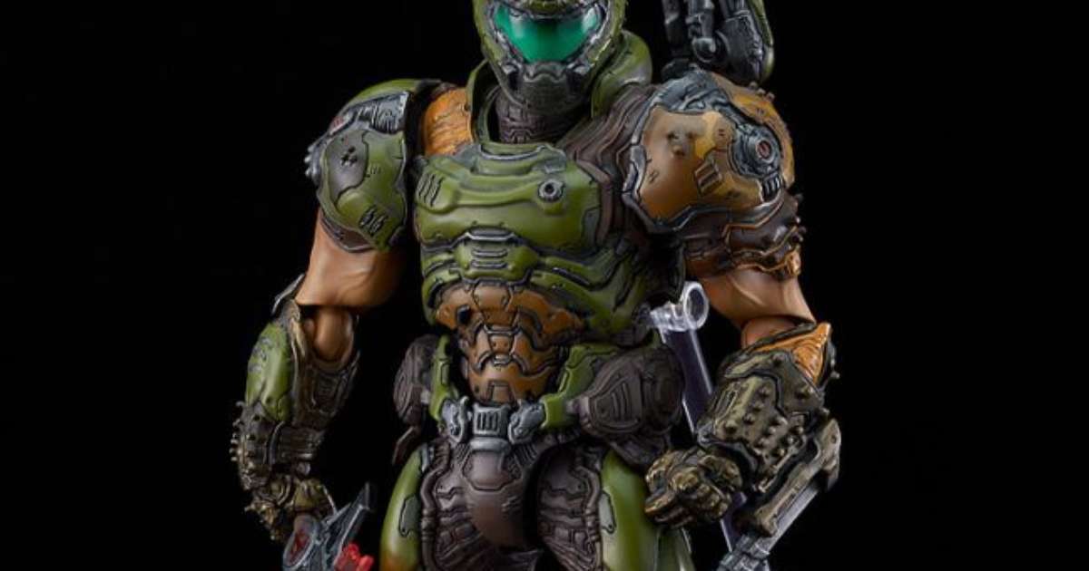 Figma lança action figure do Doom Slayer