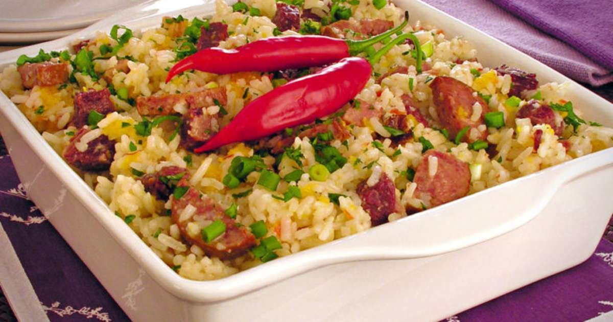 Receitas de arroz carreteiro para se deliciar