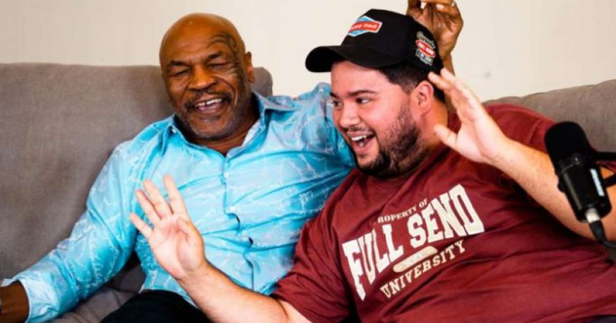 Influencer brasileiro entrevista Mike Tyson e diz: 'Momento especial'