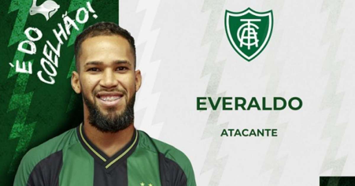 América-MG anuncia o atacante Everaldo, ex-Sport e Corinthians
