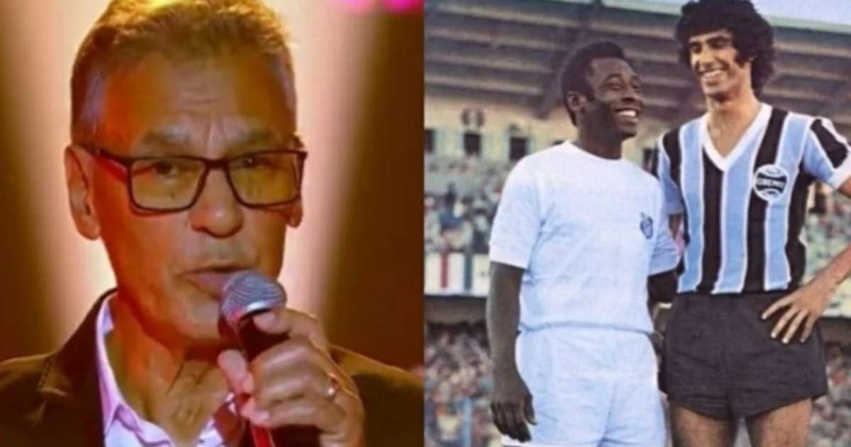 Atilio Ancheta, ex-jogador do Grêmio, mostra talento vocal no palco do ...