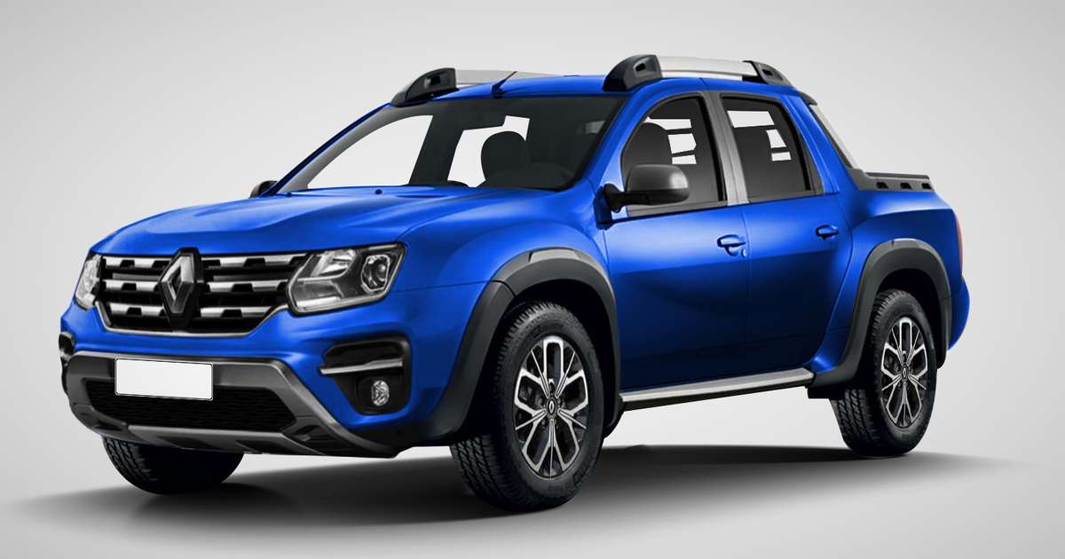 Antecipamos o visual da nova Renault Oroch 1.3 turbo