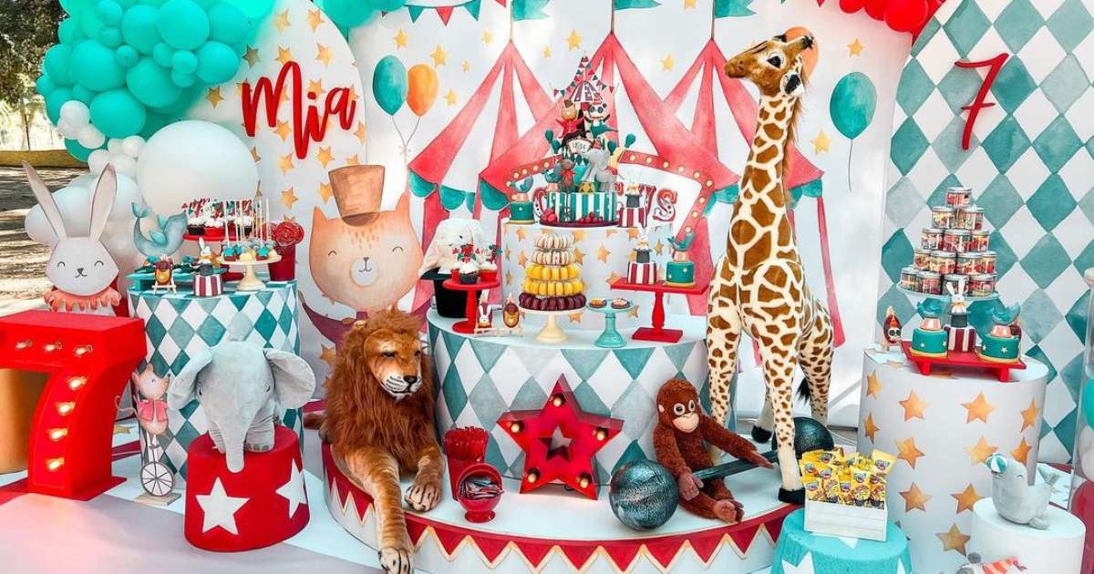 9 ideias espetaculares para uma festa temática de circo