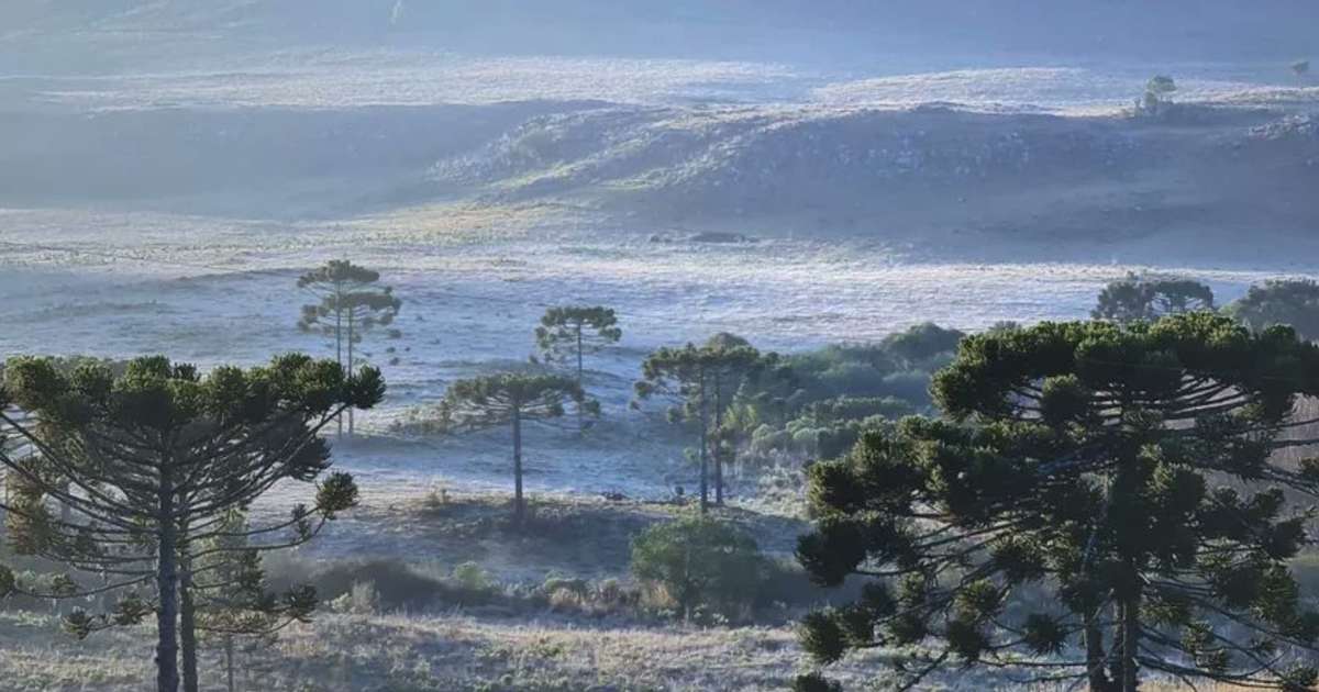 Serra catarinense registra menor temperatura do Brasil este ano